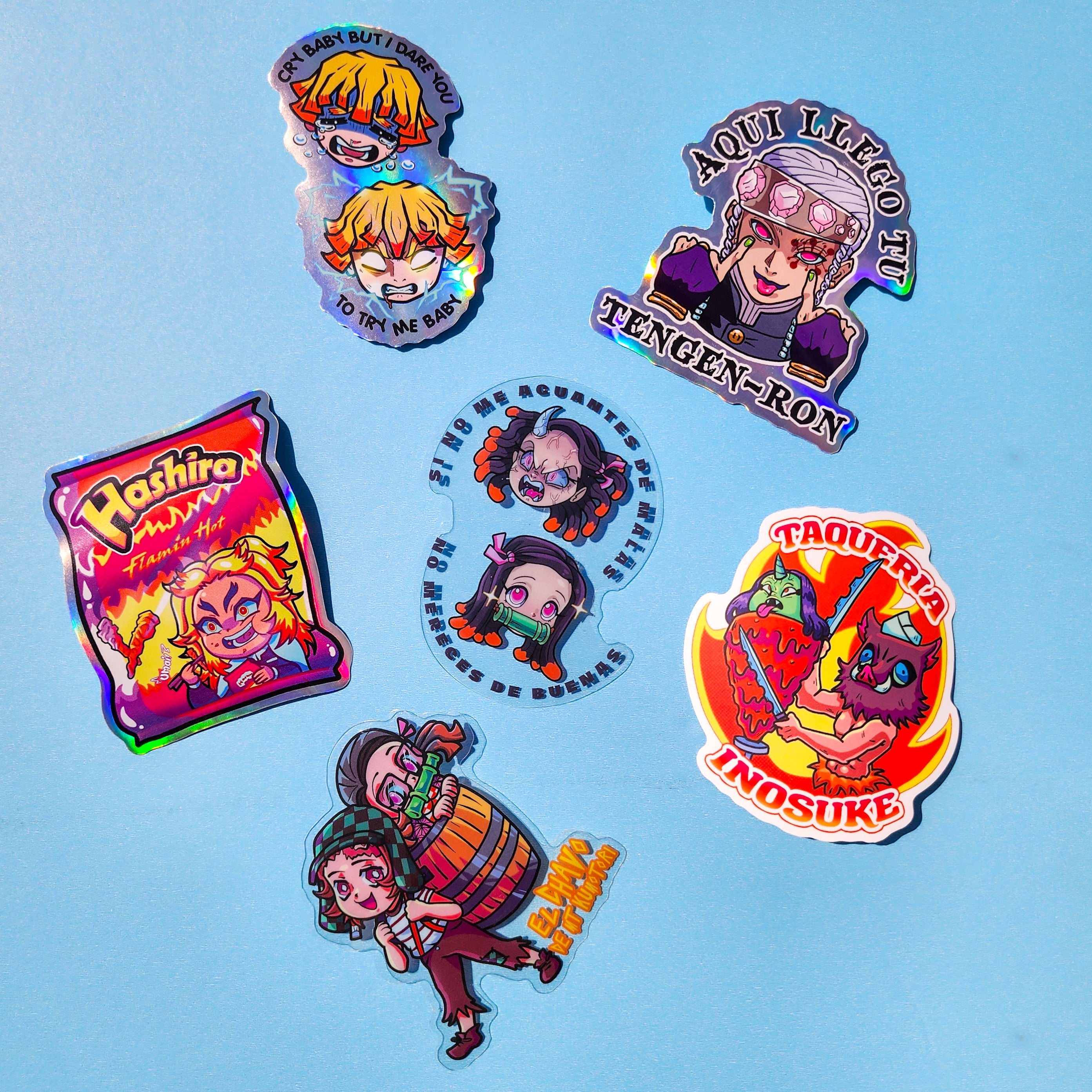 DEMONIO SLAYER STICKER PACK – LOQUITA BATH